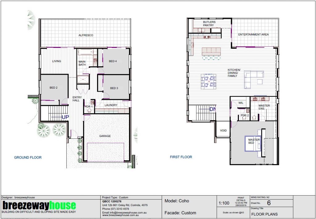 Coho - A Modern Flat Block Home Design with an Elegant Taste